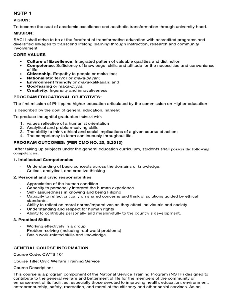 NSTP Reviewer | PDF | Leadership | Fundraising