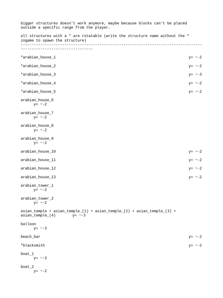 Structures Information | PDF