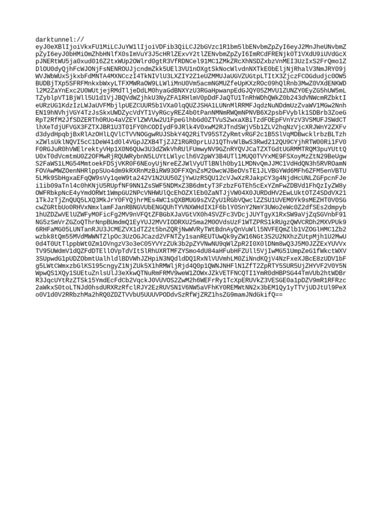 Dark Tunnel Config (Hongkong Premium) by T1bot (2) .Dark | PDF