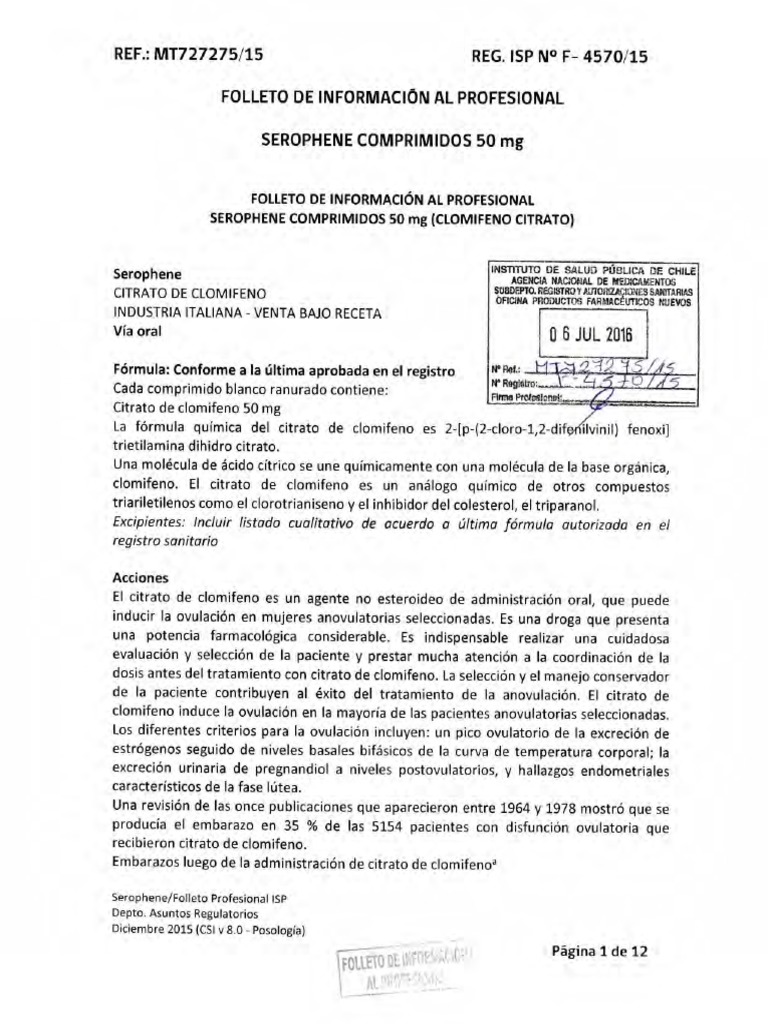 Serophene 50mg | PDF