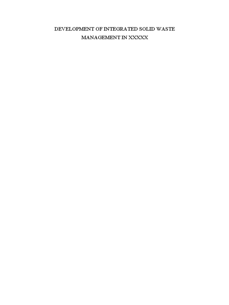 Model Concession Agreement - ISWM - 202001 Niti Ayog | PDF