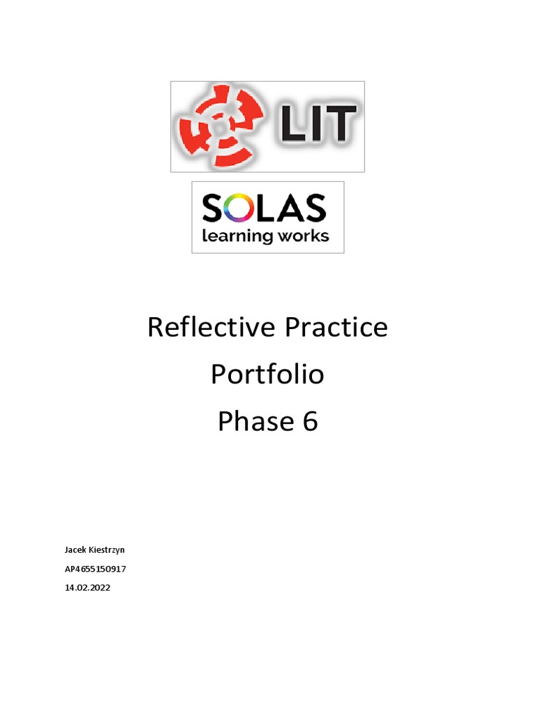 Assignment 2 reflective practice | PDF