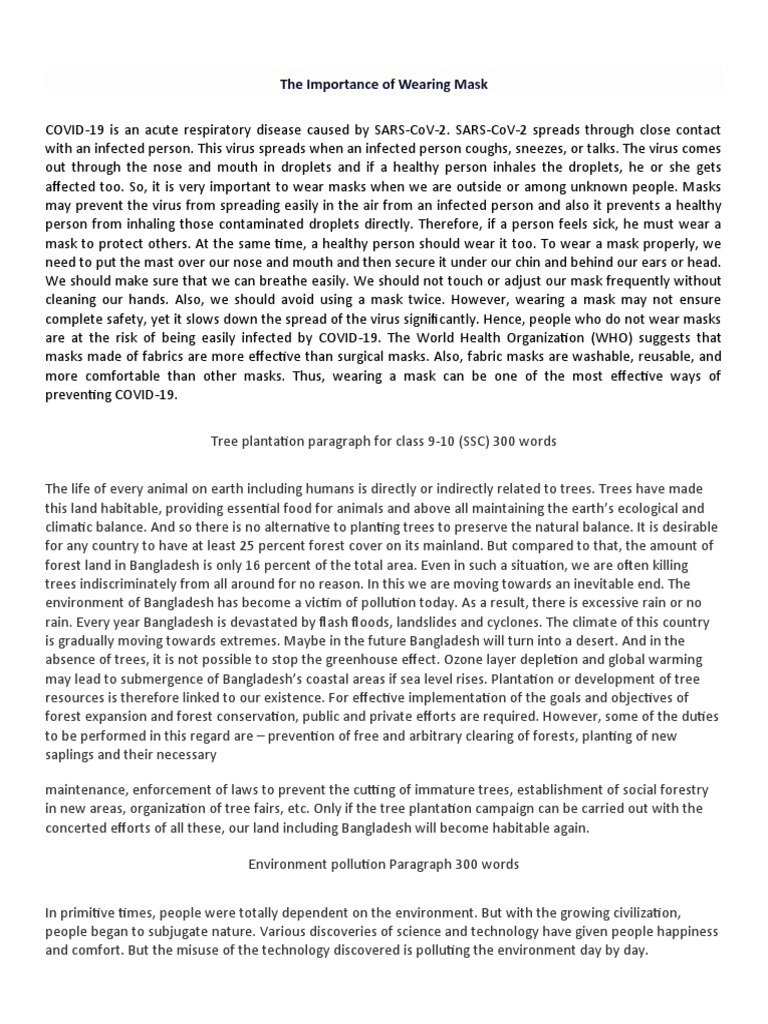 COVID-19 Mask-Wearing Benefits | PDF | Pollution | Natural Environment