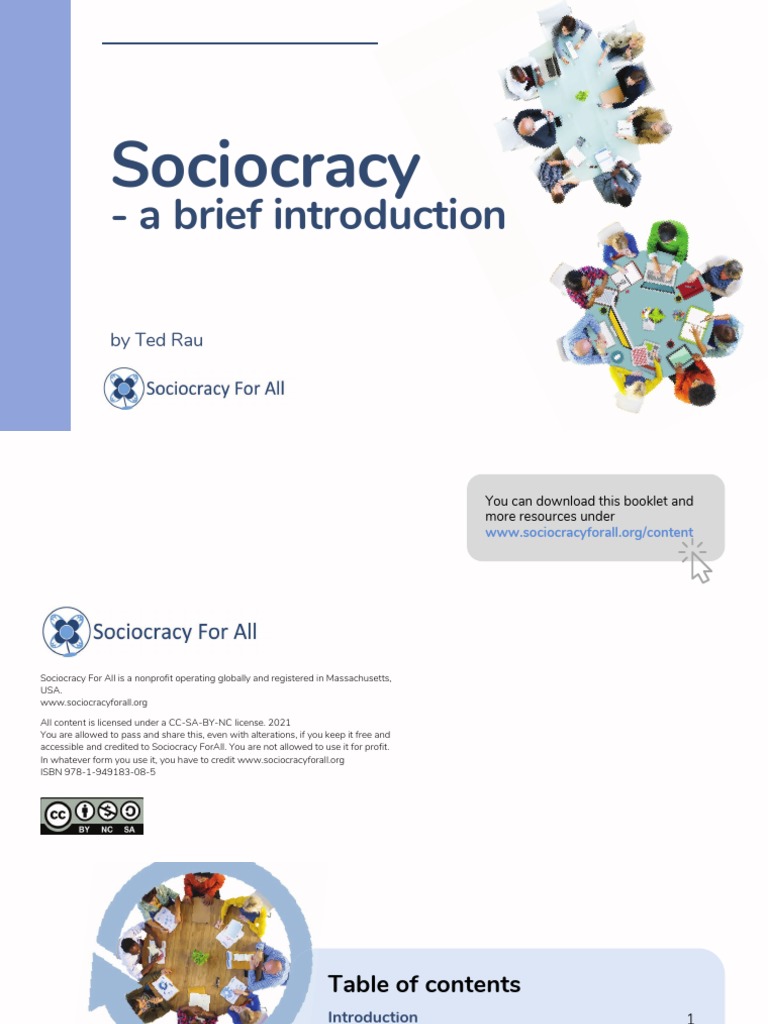 Sociocracy by Ted Rau | PDF