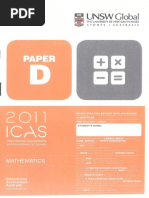 Icas Past Papers Answers | PDF
