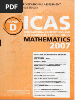 Icas Past Papers Answers | PDF