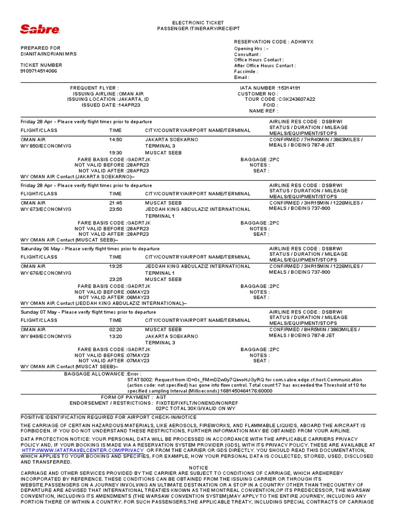 Adhwyx Dianita Indriani Mrs | PDF | Airport | Aviation