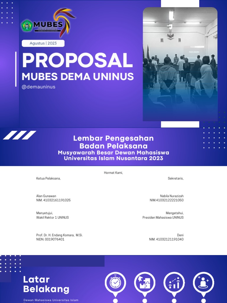 Proposal Mubes Dema Uninus | PDF