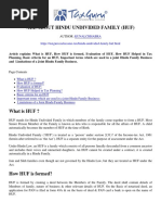 HUF_Creation_Deed (1) | PDF