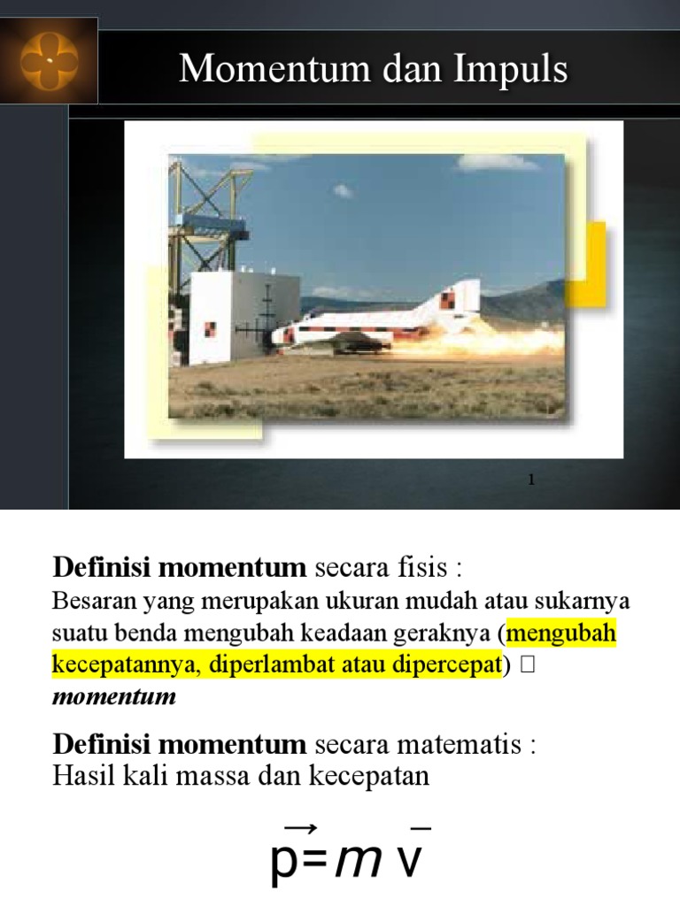 Momentum Dan Impuls (Revisi) | PDF