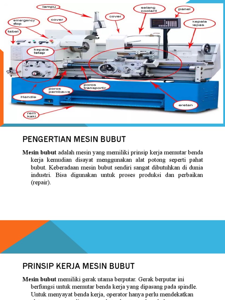 Pengenalan Mesin Bubut | PDF