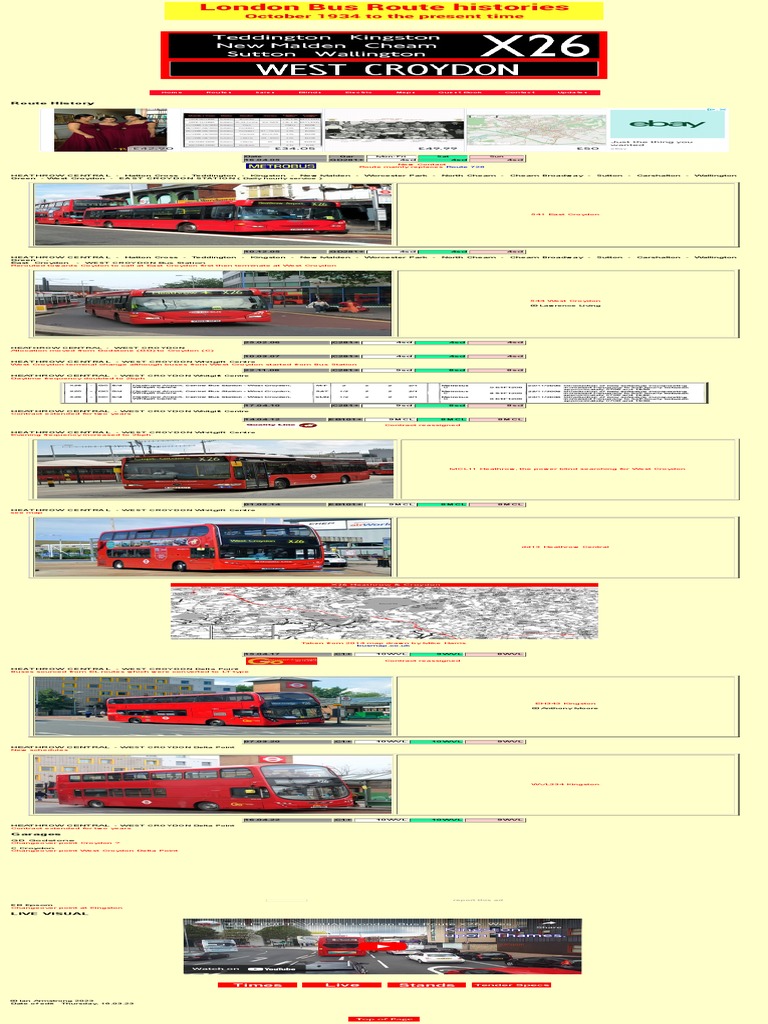 London Bus Route X26 | PDF | Bus Transport | Public Transport