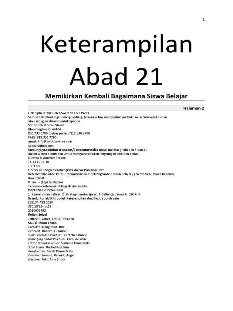 Keterampilan Abad 21 | PDF