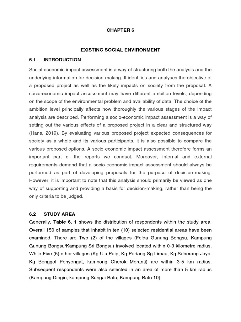 Contoh Report Social Environment | PDF | Survey Methodology | Sampling ...