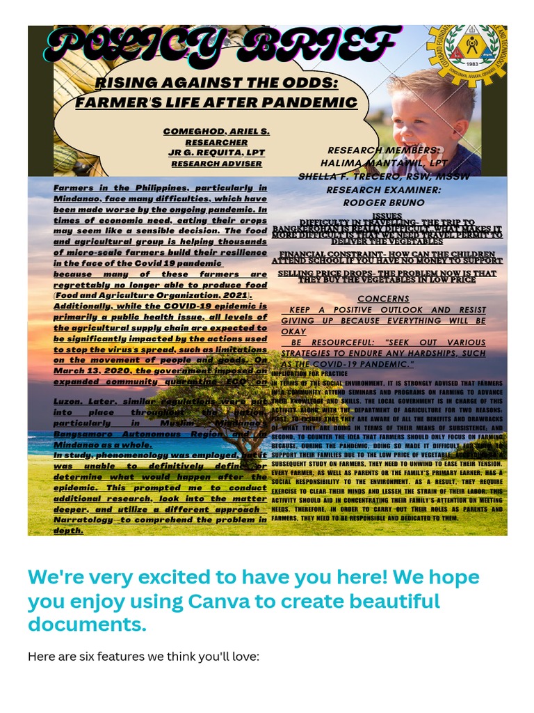 Policy Brief Final Pdf Agriculture