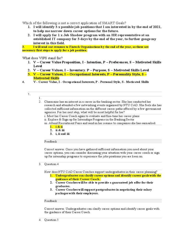 Module 2 | PDF | Internship | Job Hunting