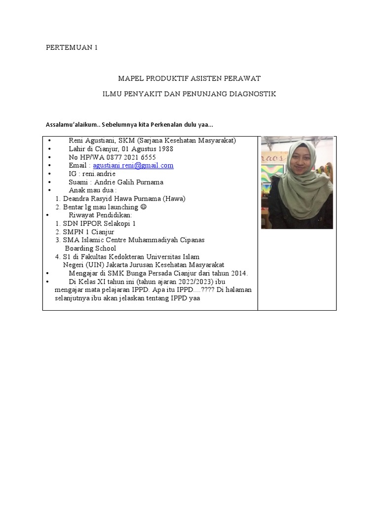 Materi IPPD Pertemuan 1 | PDF