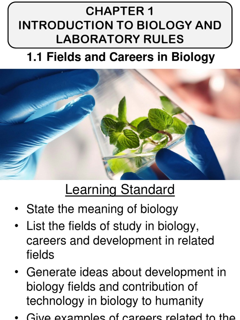 Bio - F4 C1 Notes | PDF | Science | Laboratories