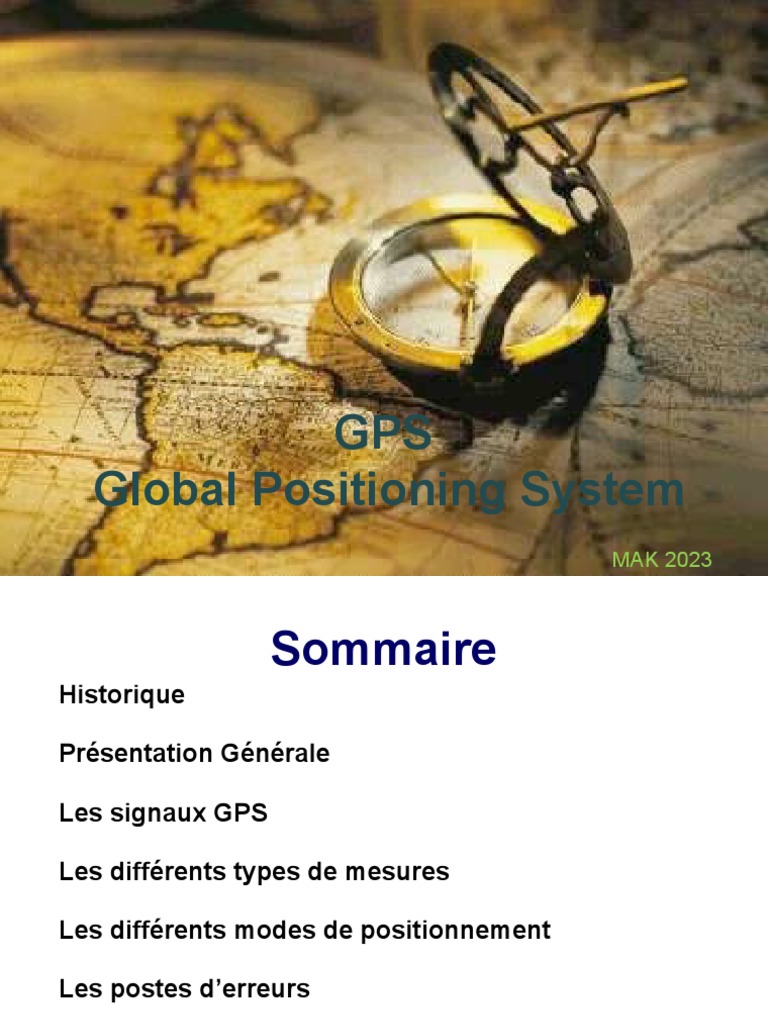 GPS Global Positioning System | PDF | Système de positionnement global ...