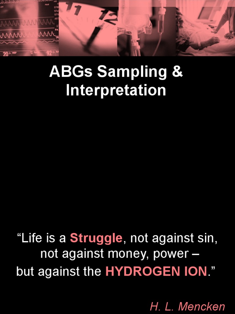 ABG Interpretation | PDF | Physiology | Medical Specialties
