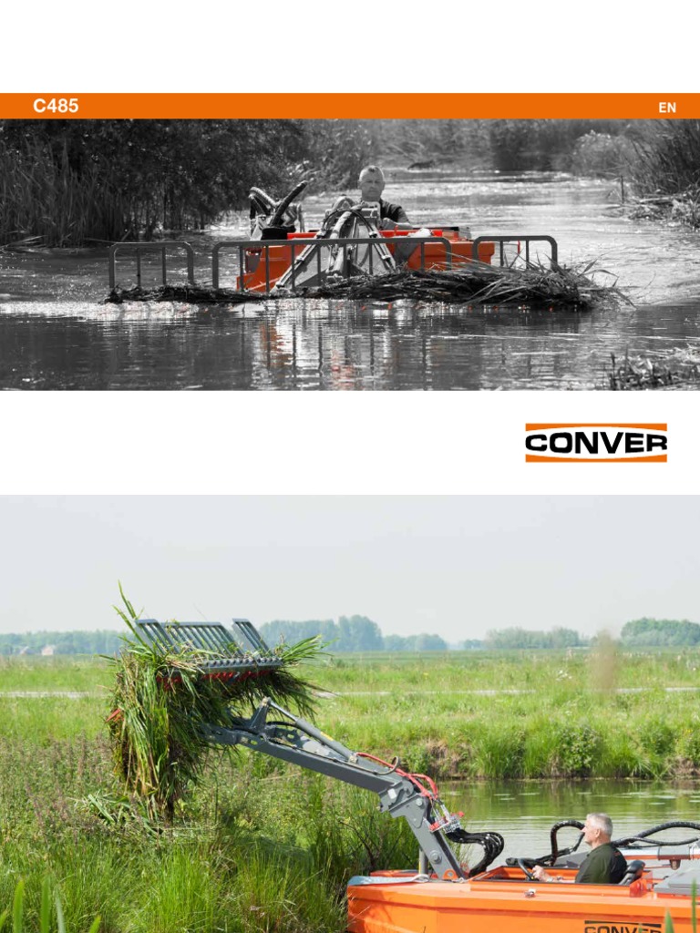 Conver C485 Mowing Boat Overview | PDF | Engines | Pump