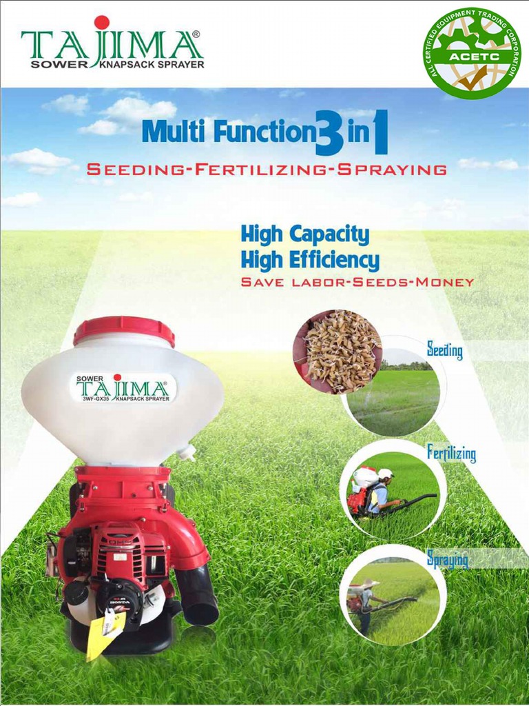 PDF Tajima Sprayer | PDF