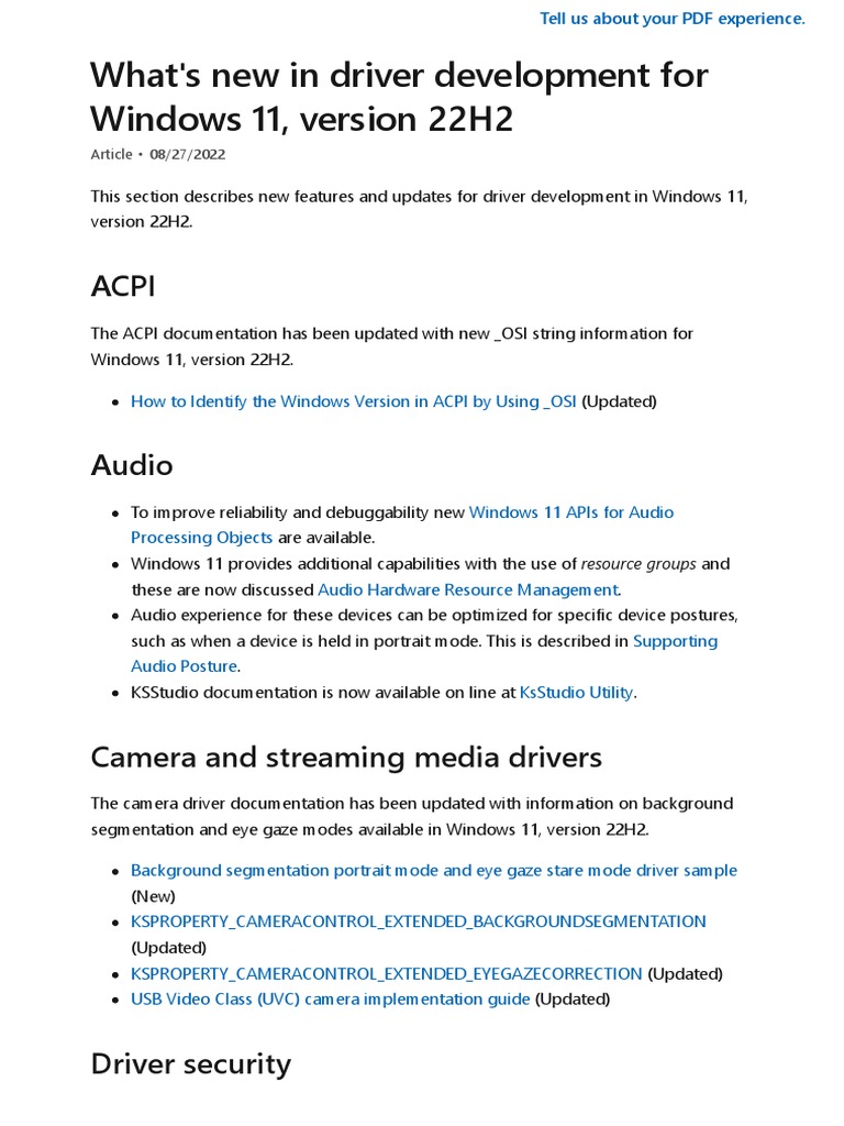 Windows Hardware Drivers | PDF | Microsoft Windows | Windows 10