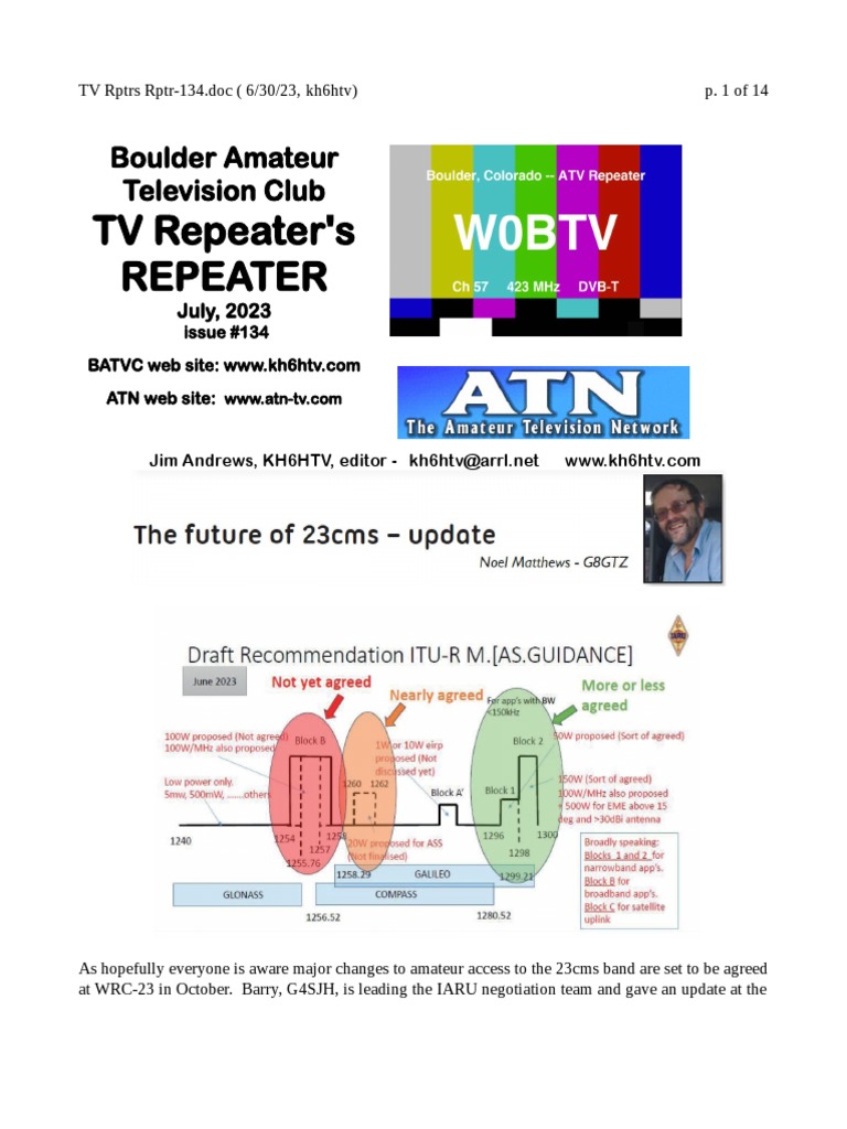 TV Rptrs RPTR 134 | PDF