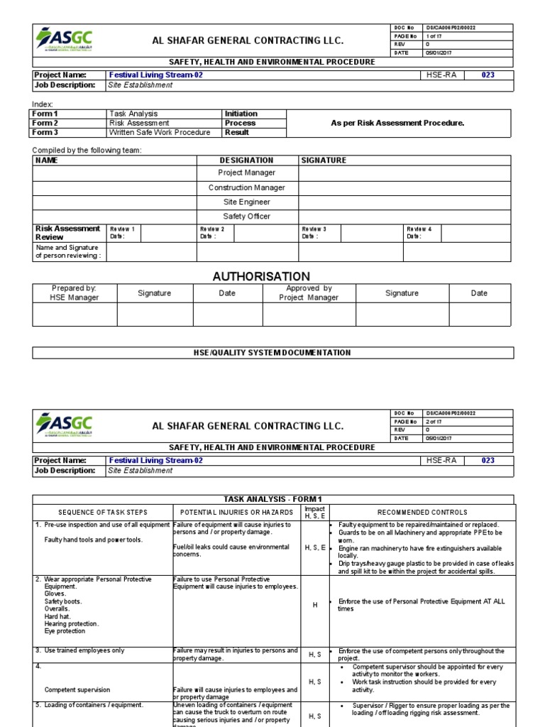 Safety Procedures for Festival Living Stream | PDF