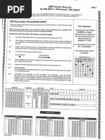 Sample Answer Sheet For CS Exam PDF | PDF