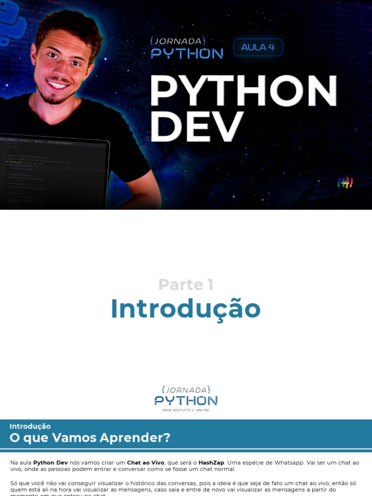 Apostila Jornada Python - Aula 4 | PDF