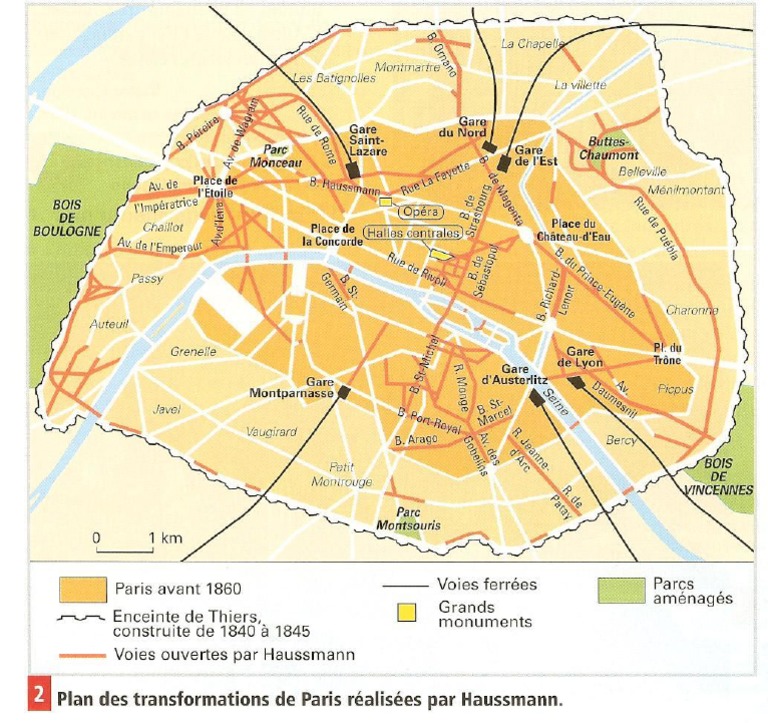 'Haussmann de París Mapa PDF | PDF