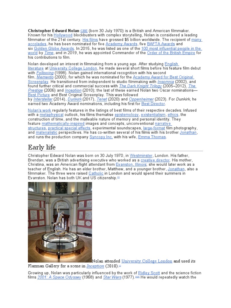 Christopher Edward Nolan | PDF