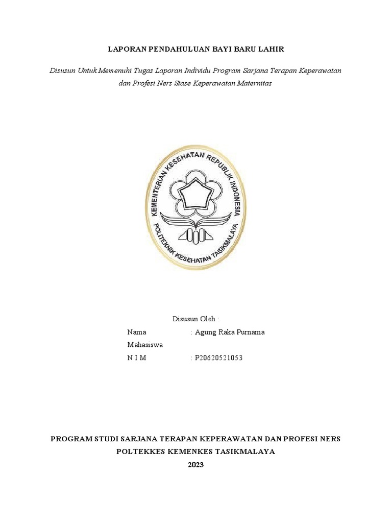 LP Bayi Baru Lahir - Agung | PDF | Pengembangan Diri