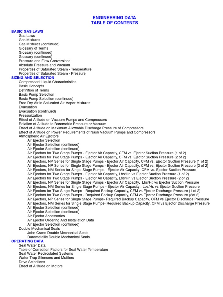 Engineering Data | PDF