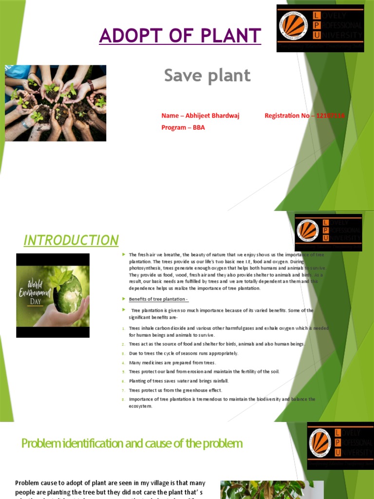 Adopt of Plant's ? | PDF