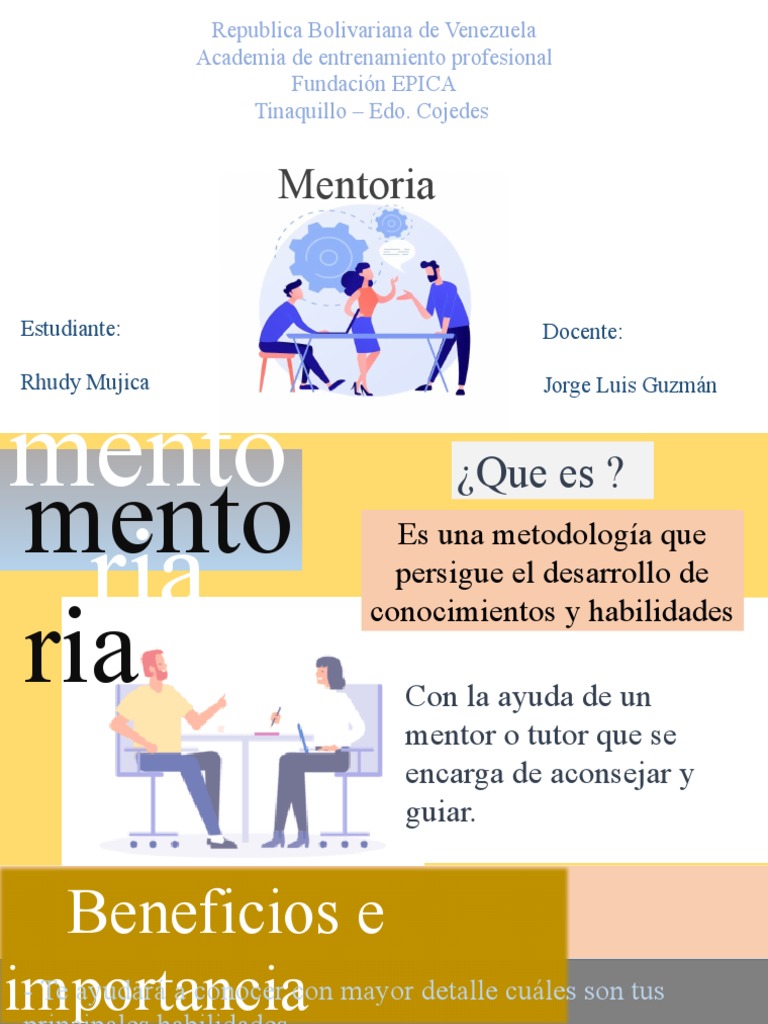 Mentoria | PDF | Crecimiento personal y profesional
