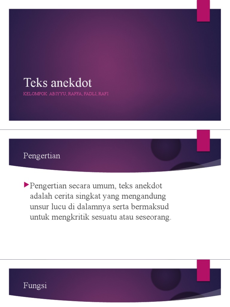Teks Anekdot | PDF