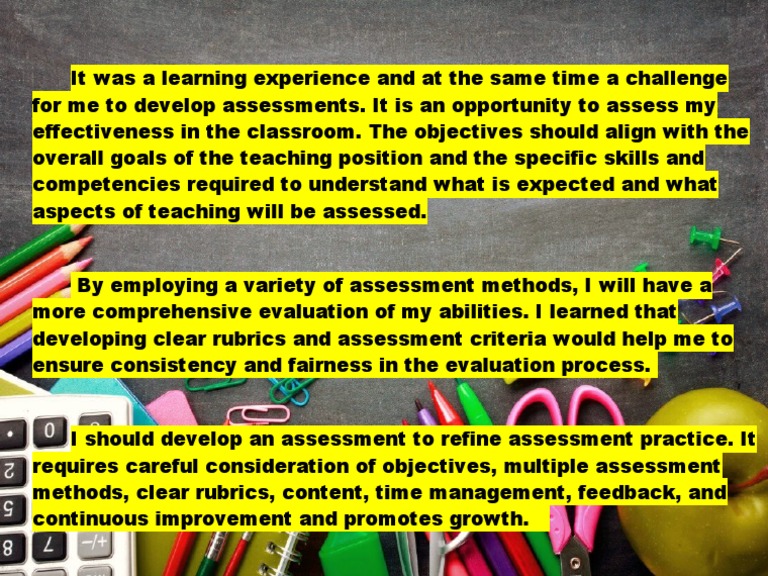 Reflection Assessment Demo | PDF