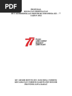 Contoh Proposal 17 Agustus Tingkat RT | PDF | Perjalanan