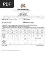 CBSE Class 10 Marksheet | PDF
