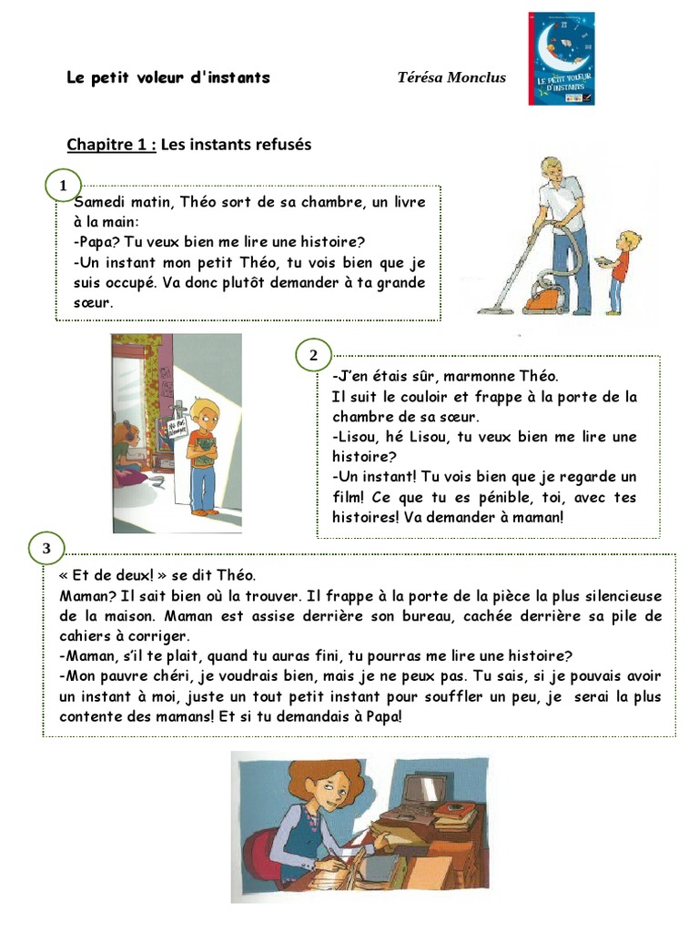 Le Petit Voleur D Instant Tapuscrit | PDF