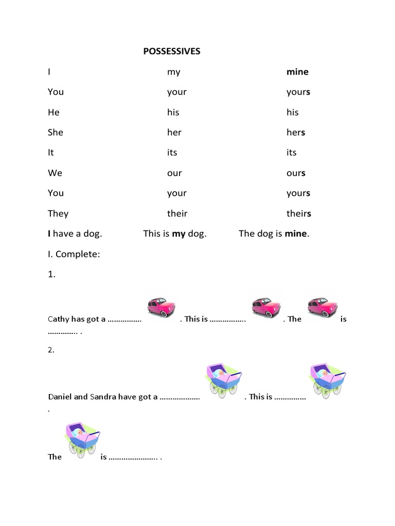 Understanding Possessives | PDF