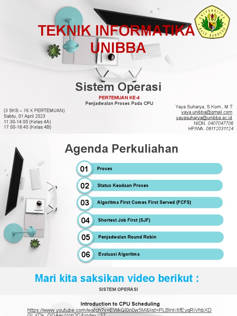 Penjadwalan Proses CPU dalam Sistem Operasi | PDF