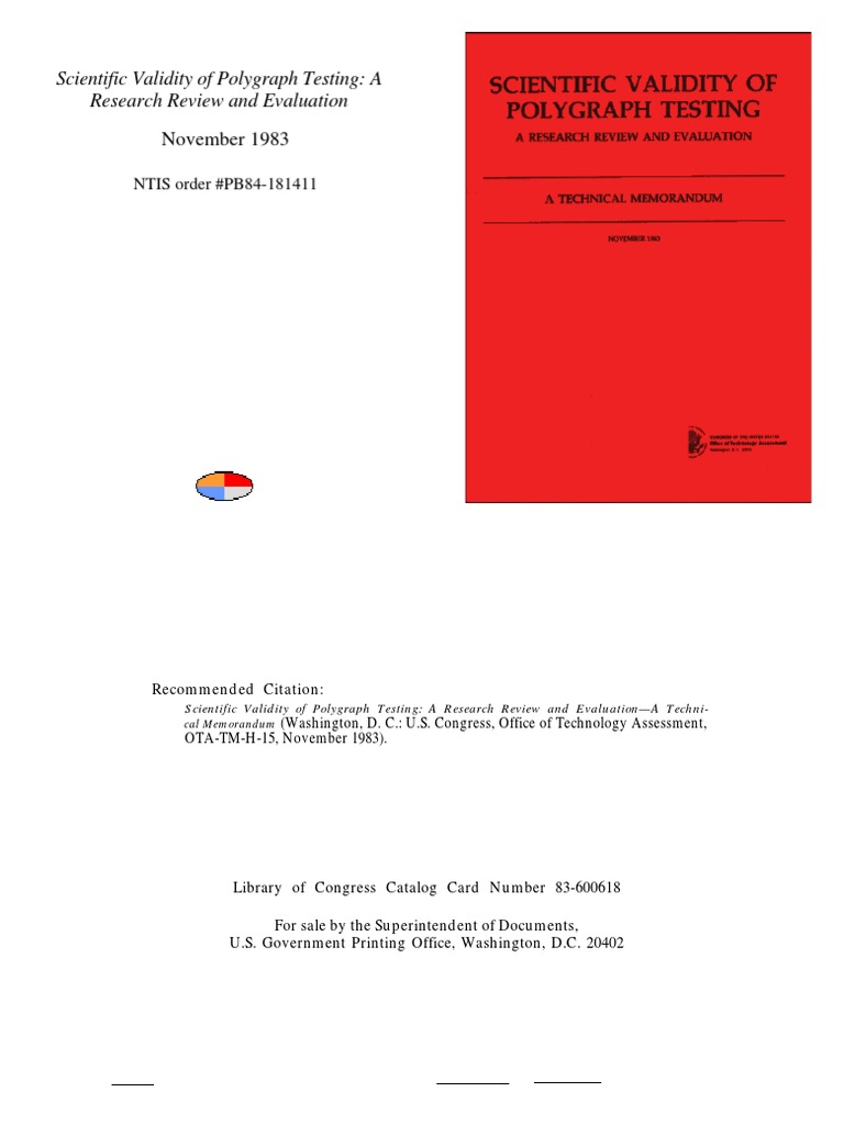 Ota Polygraph Report | PDF | Polygraph | Validity (Statistics)