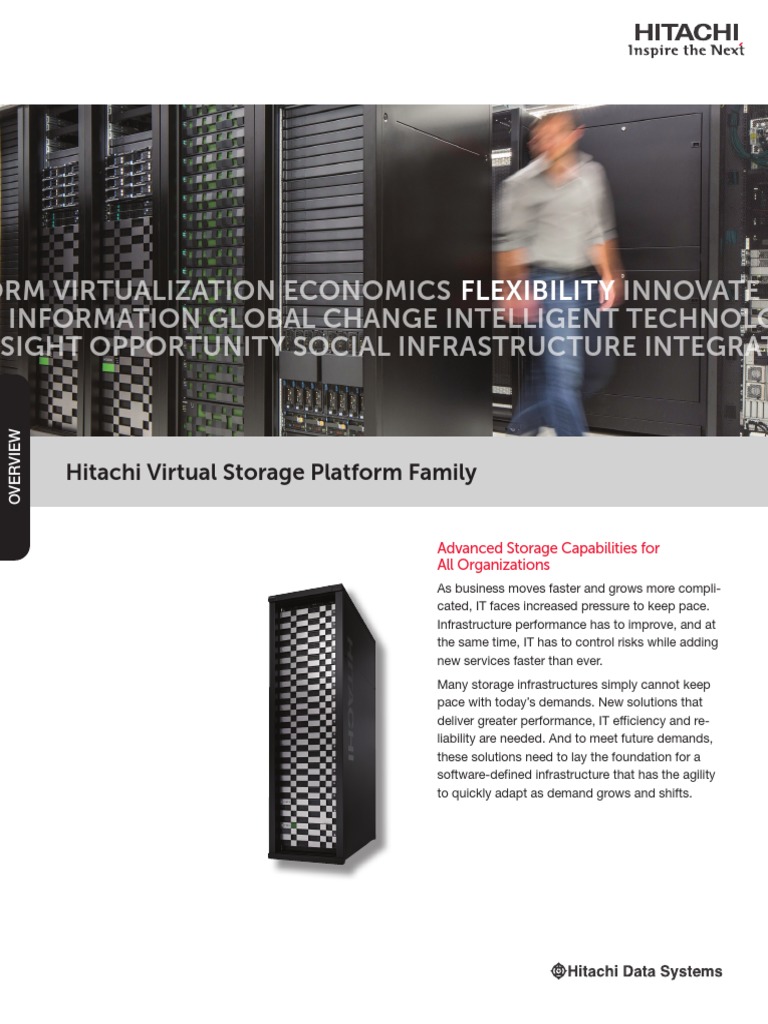 Hitachi Overview Brochure VSP Family | Download Free PDF | Economies ...