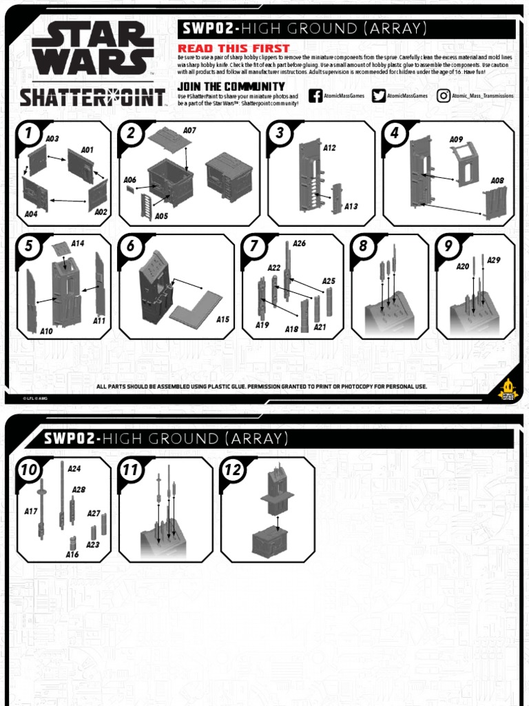 SWP02 HighGroundTerrainPack Assembly | PDF