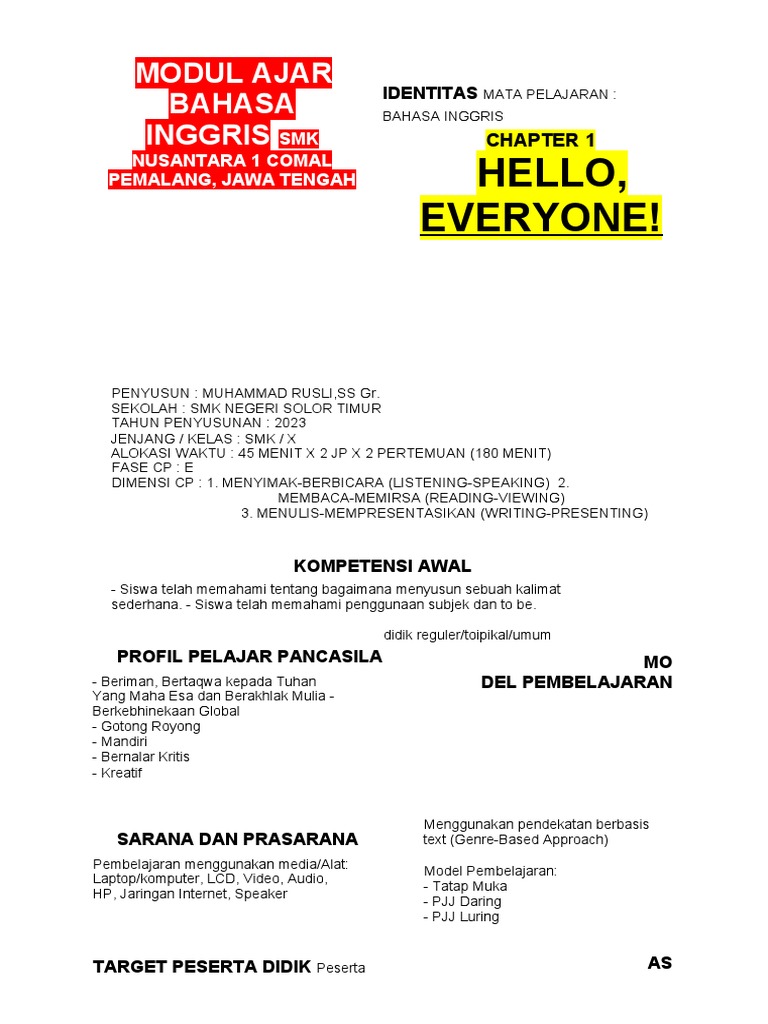 MODUL 1 Introduction | PDF