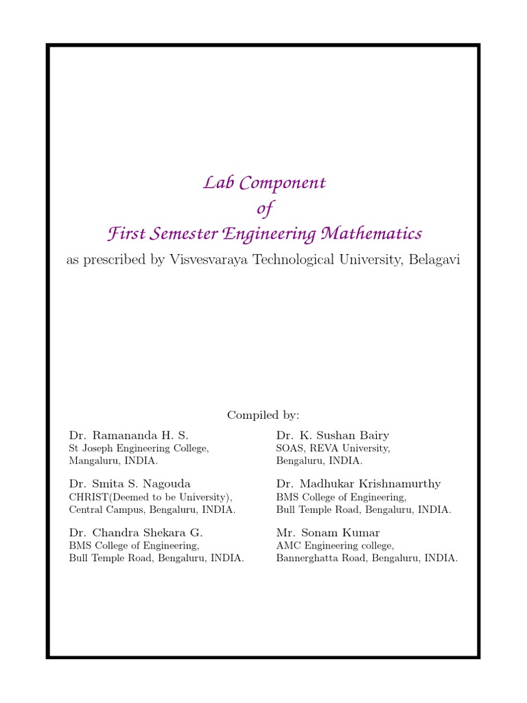 Lab Manual | PDF | Control Flow | Curvature
