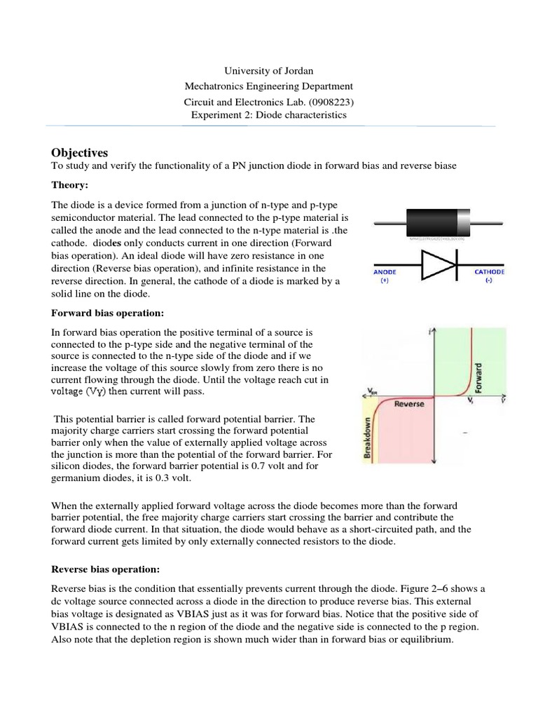 Lab 2 | PDF | Diode | P–N Junction